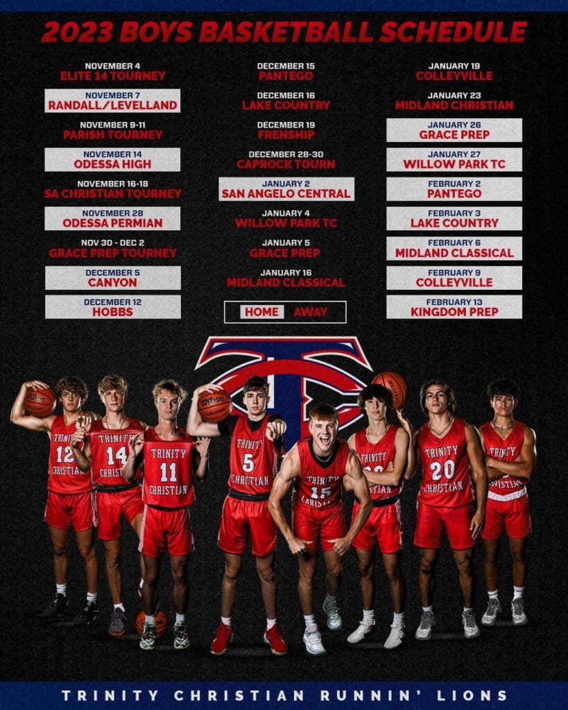 Boys Basketball - Trinity Christian School